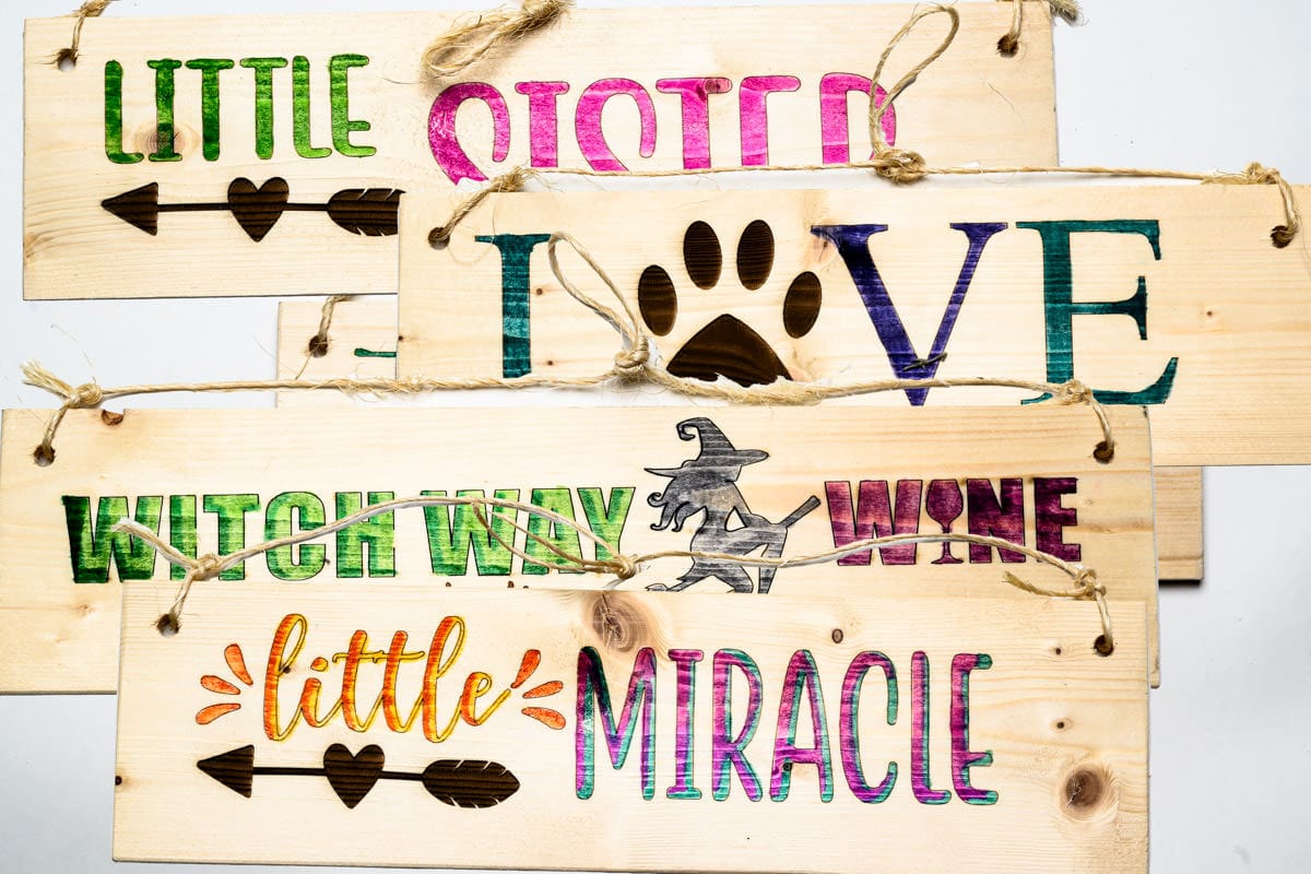 Fun Hanging Signs | Light Bright Designs