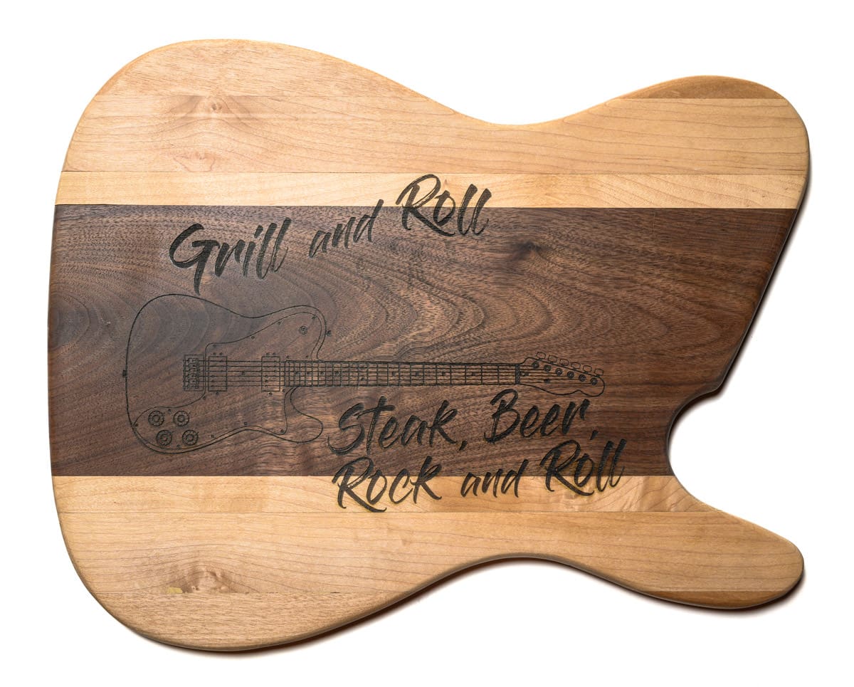 Telecaster Cutting Board – Light Bright Designs